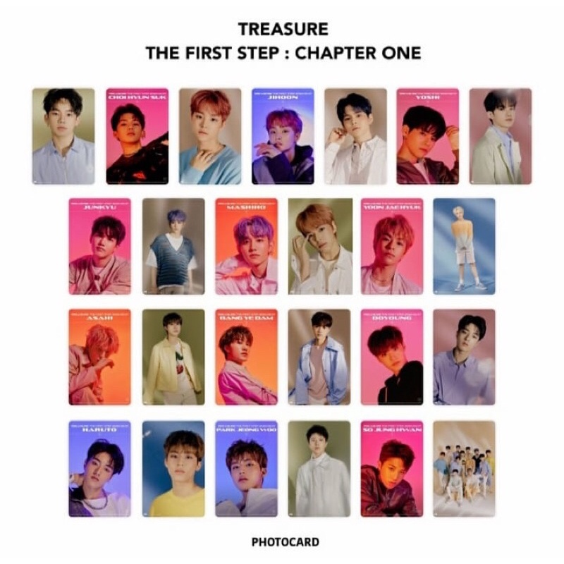 Jual Photocard Treasure The First Step : Chapter One (1Set isi 25pcs) | Shopee Indonesia