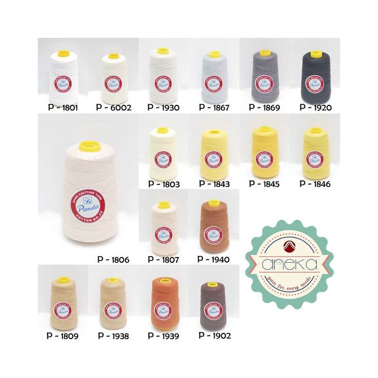 KATALOG - Benang Rajut Katun Panda / Cotton Yarn 1 | Shopee Indonesia