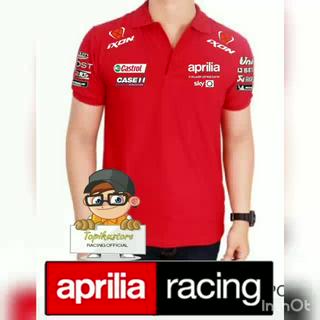 Jual KAOS POLO APRILIA GRESINI RACING TEAM ( REPLICA ) | Shopee Indonesia