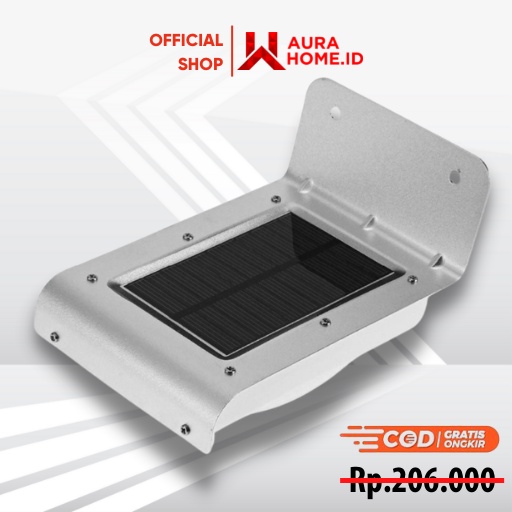 Jual Lampu Solar Sensor Gerak Outdoor 16 LED Weatherproof / Lampu Solar ...
