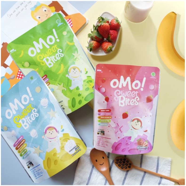 Jual OMO! Sweet Bites 15g . snack bayi/jajan anak /snack sehat ...