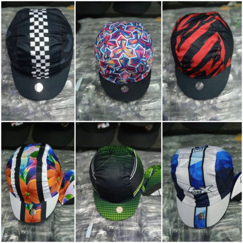 Jual Topi Sepeda Topi Gowes Cycling Cap | Shopee Indonesia