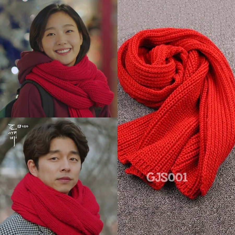 Jual Goblin Red Scarf / Syal merah Ji Eun Tak Drakor Indonesia|Shopee ...