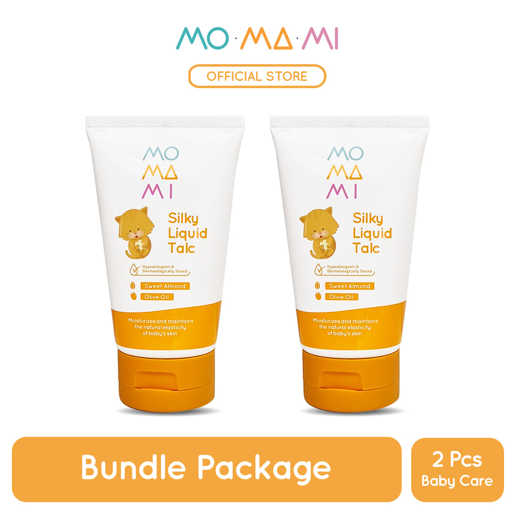 Jual Momami Baby Bundle Silky Liquid Talc - Lotion & Cream Bayi (2 Pcs ...