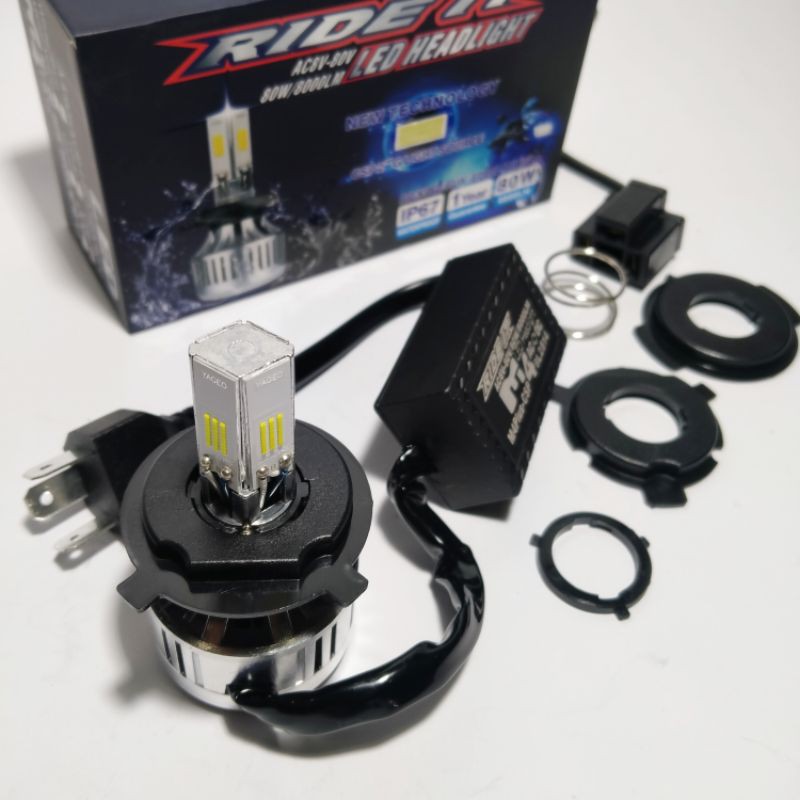 Jual Lampu LED M4 M3 4sisi 3sisi 80W 60W AC DC Kipas dop Bohlam 80 60 ...