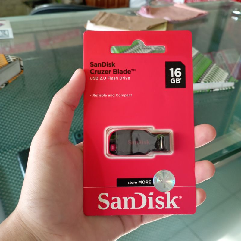 Jual FLASHDISK SANDISK 16GB ORIGINAL | Shopee Indonesia