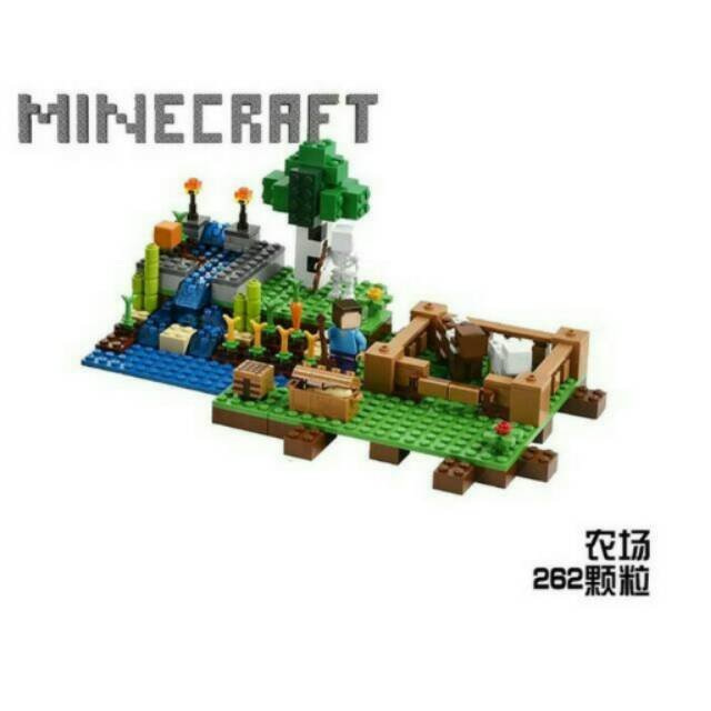 Jual Lego Compatible Lepin Minecraft 18012 The Farm 262pcs | Shopee ...