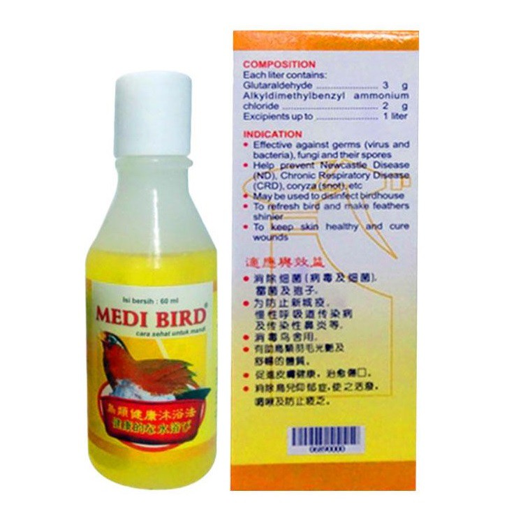 Jual MEDI BIRD 60 ML (SHAMPOO BURUNG) | Shopee Indonesia