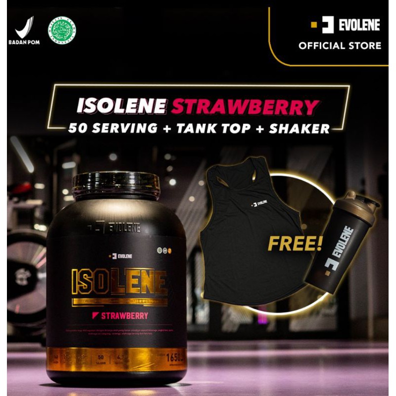 Jual Evolene / Isolene / whey protein isolate 50 sachet | Shopee Indonesia