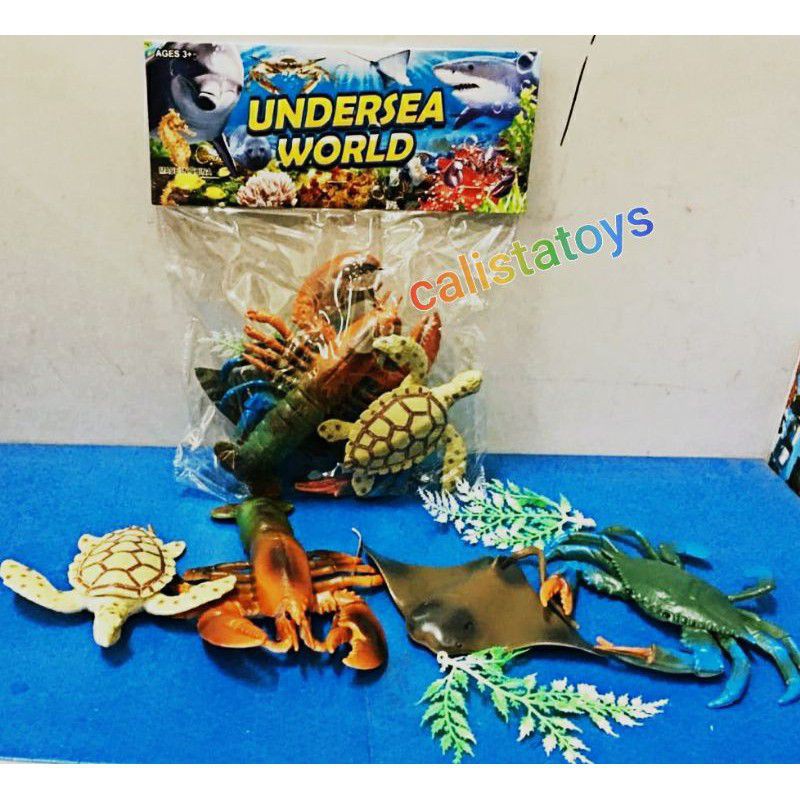 Jual mainan karet hewan ikan laut | Shopee Indonesia