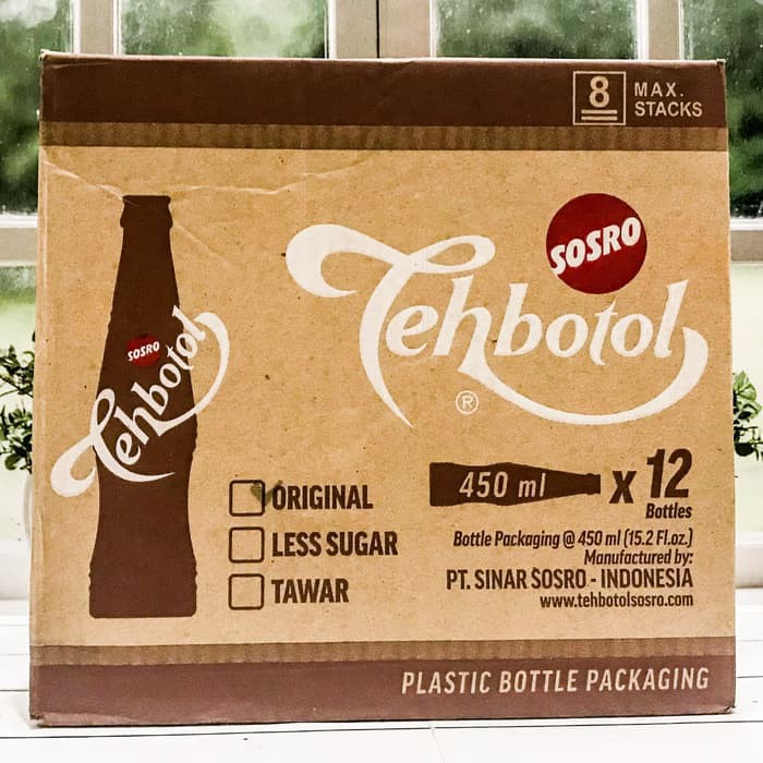 Jual Teh Botol Sosro Dalam Kemasan Botol 450 ml Isi 12 botol Indonesia|Shopee Indonesia