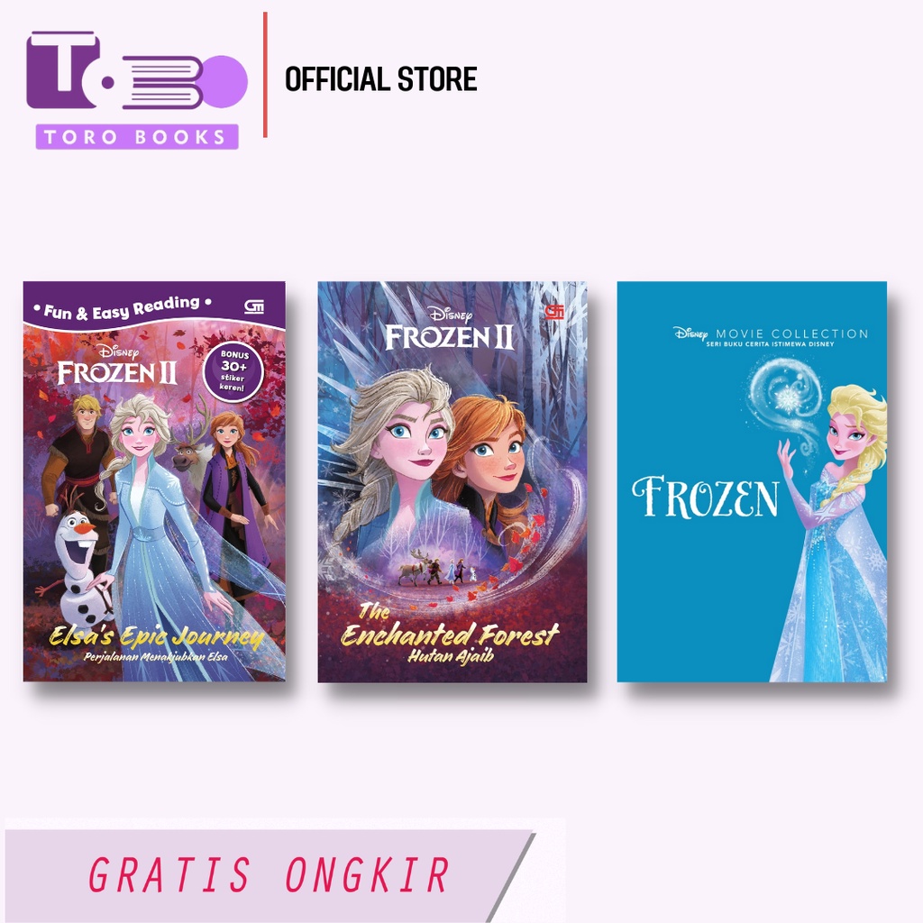 Jual Buku cerita anak, FROZEN II perjalanan menakjubkan// hutan ajaib ...