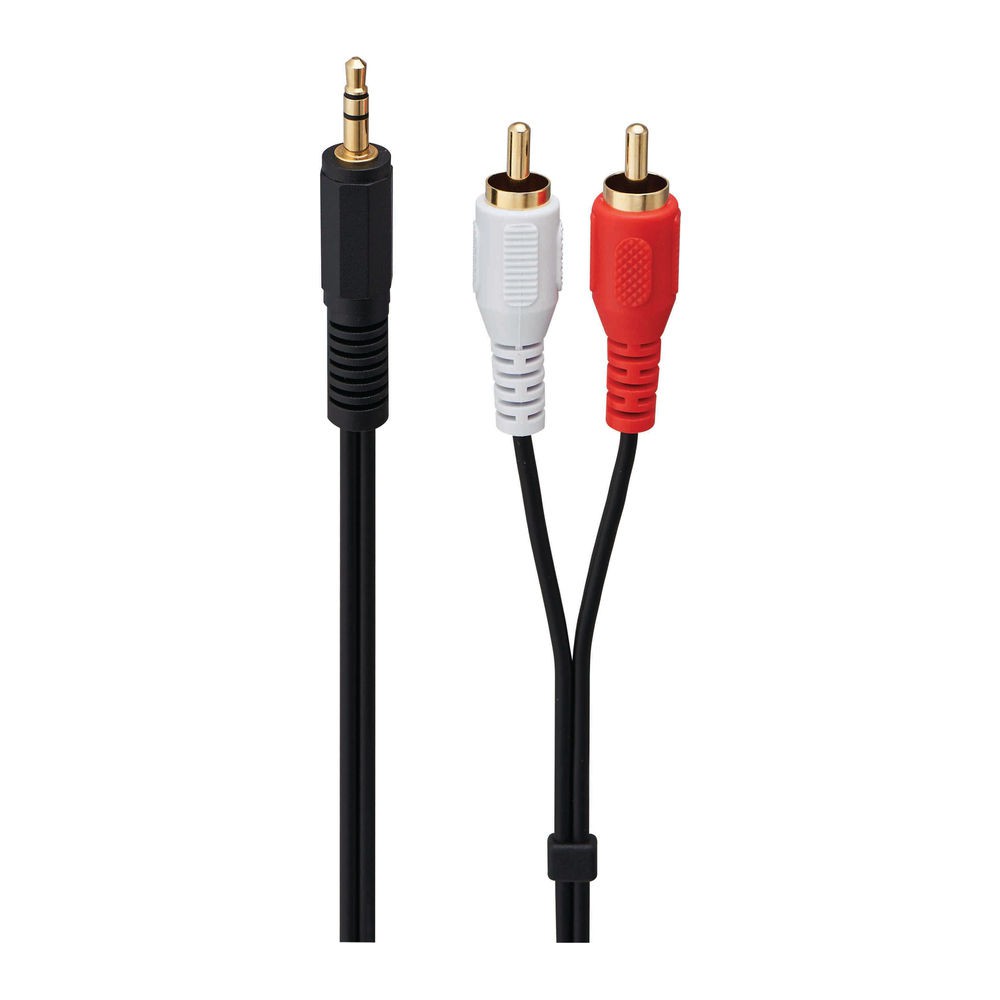 KABEL AUX CABANG 2 JACK SPEAKER 3.5 CABLE 1m KABEL INPUT SPIKER AKTIF ...