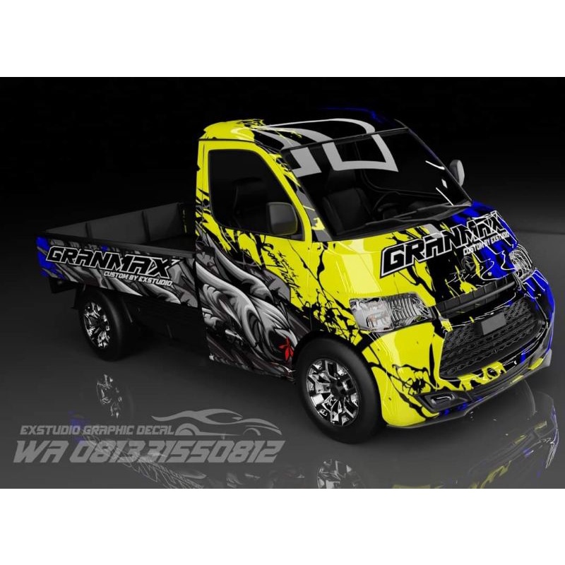 Jual Decal grand max biru/ full body elang/ decal custom Indonesia ...