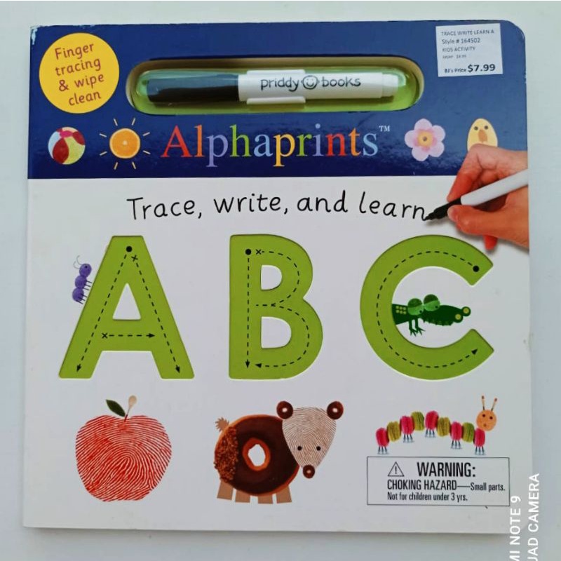 Jual Priddy Books - Alphaprints Trace, Write, and Learn ABC (incl pen ...