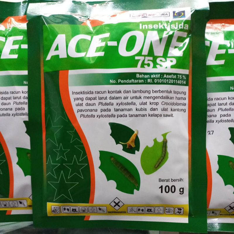 Jual Insektisida Ace-One 75WP 100 Gram Asefat | Shopee Indonesia