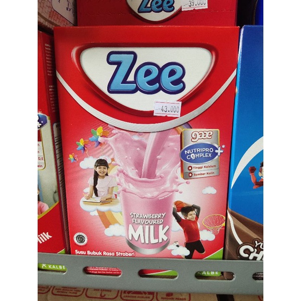 Jual susu zee strawberry 350 gram | Shopee Indonesia