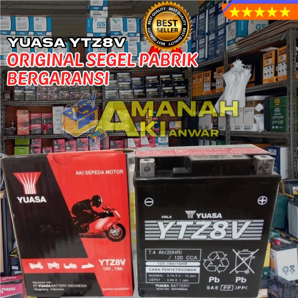 Jual AKI Kering YUASA YTZ8V / AKI MOTOR / HONDA: Honda CBR 150 Honda CBR 250 YAMAHA: Yamaha NMAX ...