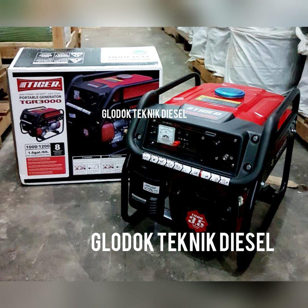 Jual GENSET GENERATOR LISTRIK TYPE 3000 1200 WATT BENSIN PORTABLE ...