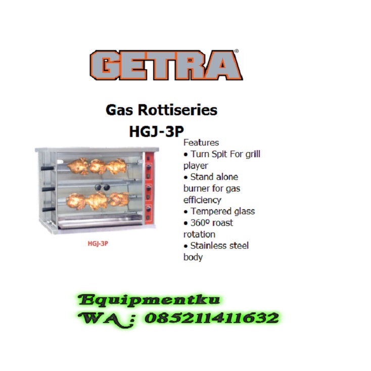 Jual GETRA Gas Rottiseries HGJ-3P | Shopee Indonesia