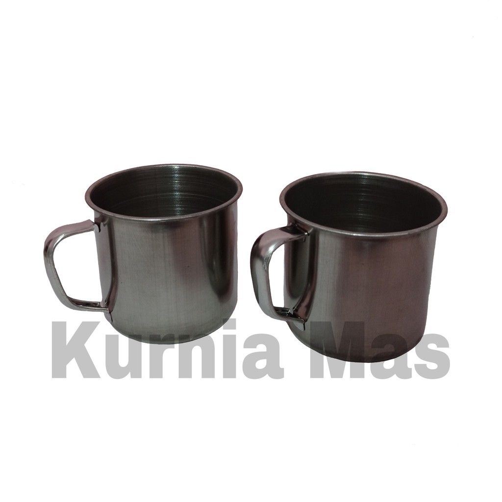 Jual Cangkir Stainless Murah Ukuran Diameter 6 CM | Shopee Indonesia
