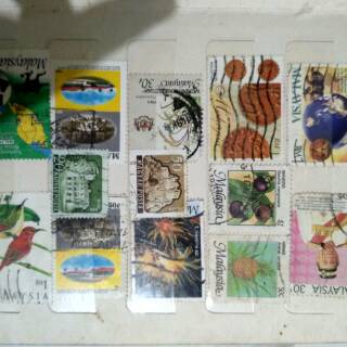 Jual Satu set koleksi perangko jadul, filateli berbagai negara ...