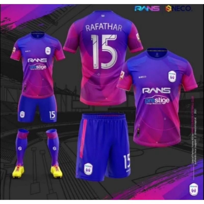 Jual JERSEY SULTAN RANS CILEGON FC 2021 FREE NICKNAME | Shopee Indonesia
