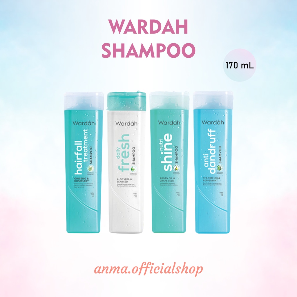 Jual Wardah Shampoo 170ml Hairfall Treatment Shampoo Hair Fall Anti ...