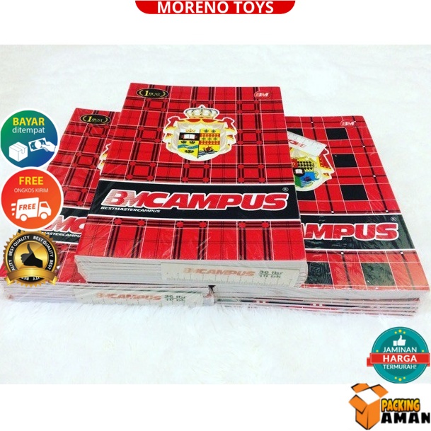 Jual BUKU TULIS BM CAMPUS 36 LEMBAR UKURAN BOXY 1PCS Berkualitas PROMOSI MURAH | Shopee Indonesia