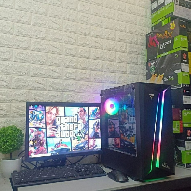 Jual Pc gaming i7 - Ram 16Gb - Vga 2Gb - Monitor | Shopee Indonesia