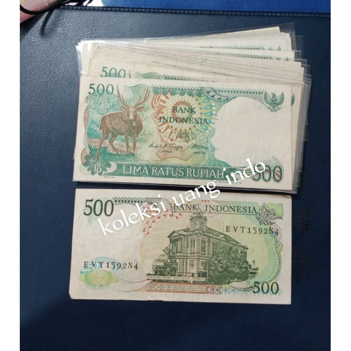 Jual UANG KUNO 500 RUPIAH RUSA TH 1988 BEKAS ORGINAL | Shopee Indonesia