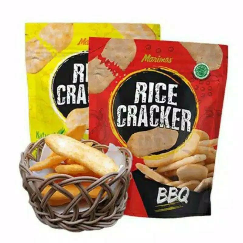 Jual MARIMAS RICE CRACKER NATURALLY GLUTEN FREE 50 gram | Shopee Indonesia
