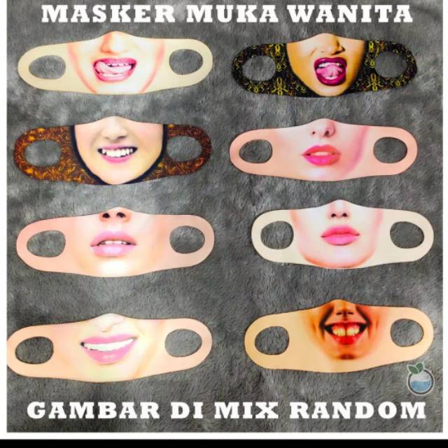 Jual ECERAN Masker Scuba Wajah Cewek Minimal Pembelian 2 Pcs | Shopee ...