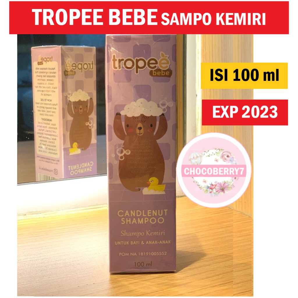 Tropee Bebe Sampo Kemiri Bayi Trope Candlenut Shampoo 100 ml 100ml ...