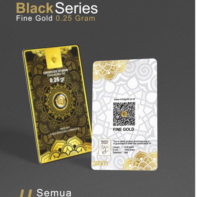 Jual MINIGOLD 0.25 GRAM EMAS MINI 24K MINI GOLD BISA TUKAR ANTAM ...