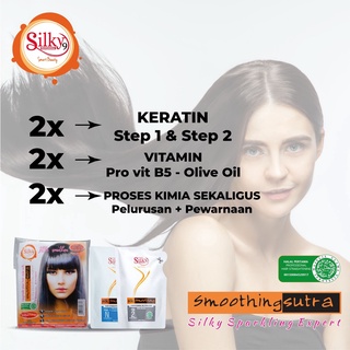 Jual SILKY9 PRO SILK SMOOTHING KERATIN ( SMOOTHING SUTRA) SERI R 500 GR ...