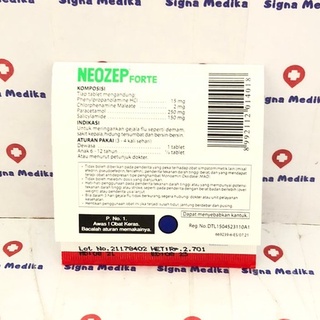 Jual Neozep Forte Isi 4 Tablet - Obat Batul & Flu Indonesia|Shopee ...