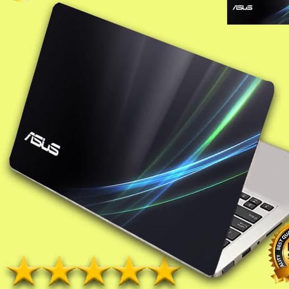 Jual Garskin Laptop ASUS Hitam Biru 2 Skin Laptop Stiker Laptop ...