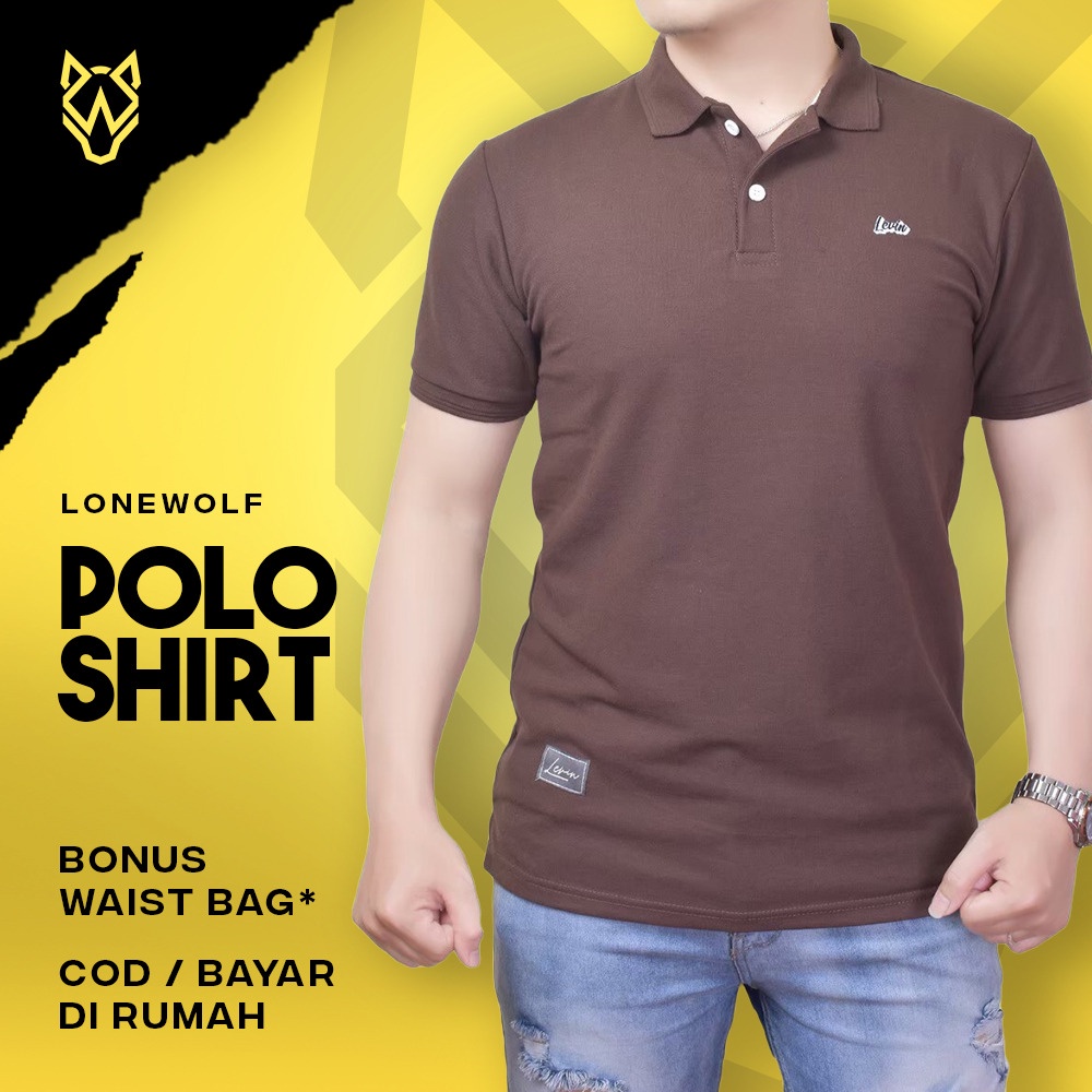 Jual LONEWOLF POLO Shirt Pria Polos / Baju POLO Pria Dewasa Polos ... Jual LONEWOLF POLO Shirt Pria Polos / Baju POLO Pria Dewasa Polos ...