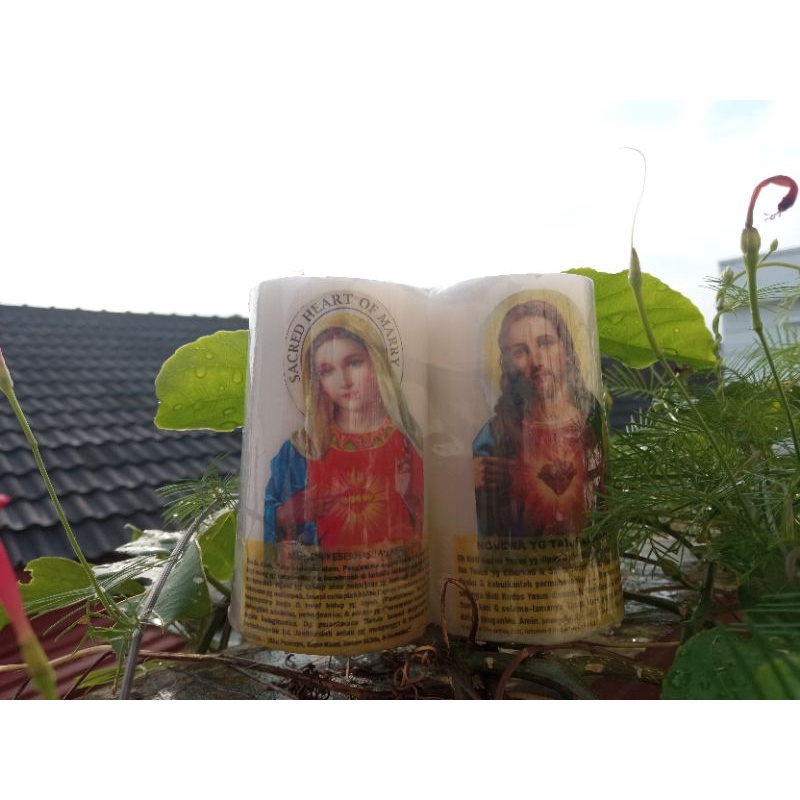 Jual Lilin rohani ukuran 9,5 x 5,5 cm (2 buah) | Shopee Indonesia