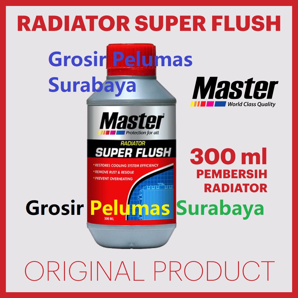 Jual Master Radiator super Flush Cairan Kuras penguras Pembersih Kerak ...
