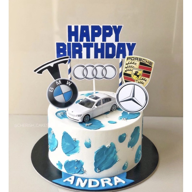 Jual Logo Mobil Topper Cake Birthday / Hiasan Kue Ulang Tahun Indonesia ...