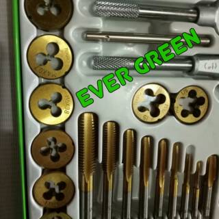 Jual TAP Set dan Snei Set 40 pcs TEKIRO Alat Hand Tap Drat Snai Drat 3 ...