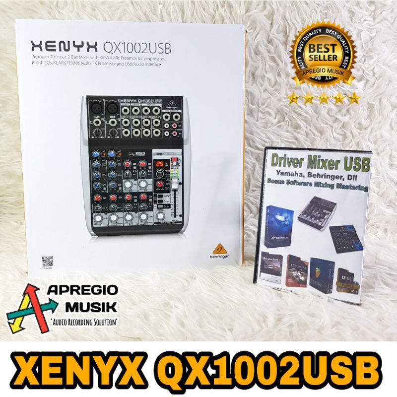 Jual Mixer USB behringer Xenyx QX1002 USB QX 1002 USB Original ...