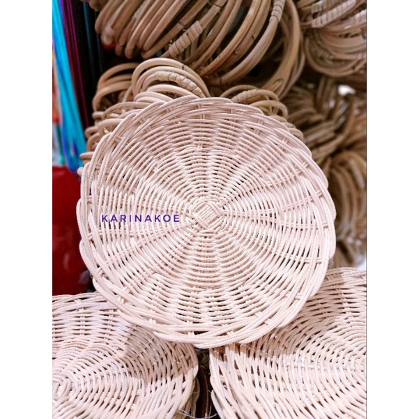 Jual Piring Rotan Anyam Bulat | Shopee Indonesia