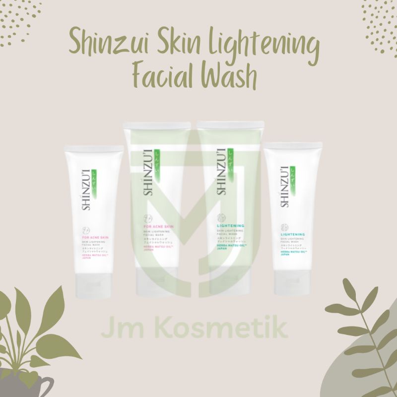 Jual Shinzui Skin Lightening Facial Wash 40gr & 80gr | Shopee Indonesia