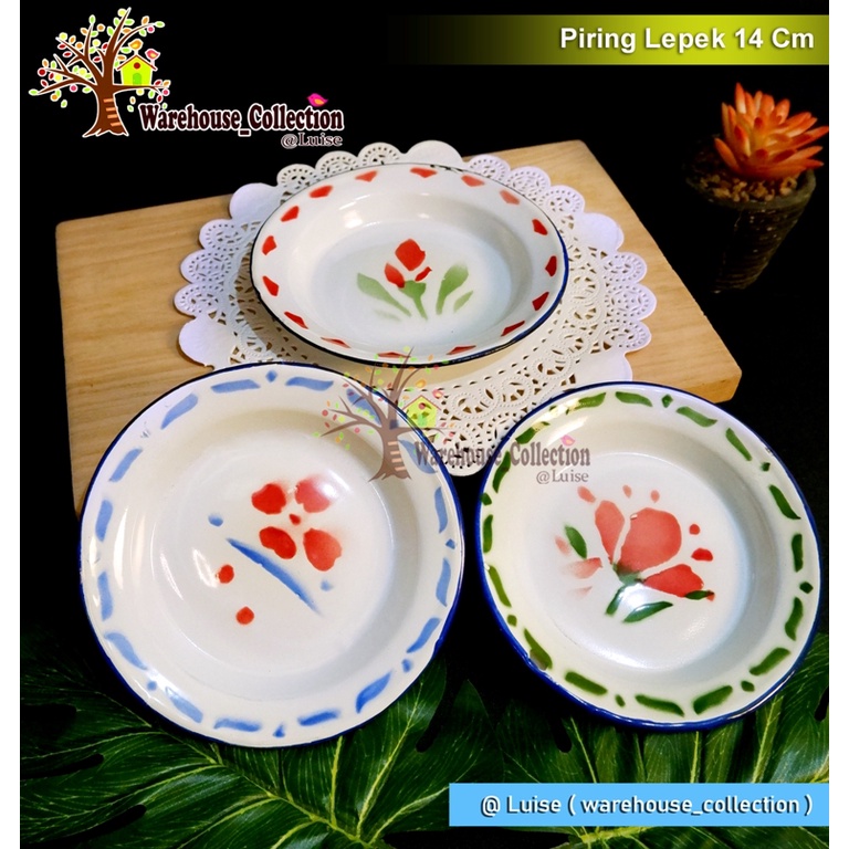 Jual LEPEK BLEK,PIRING SENG 14 CM /BJ | Shopee Indonesia