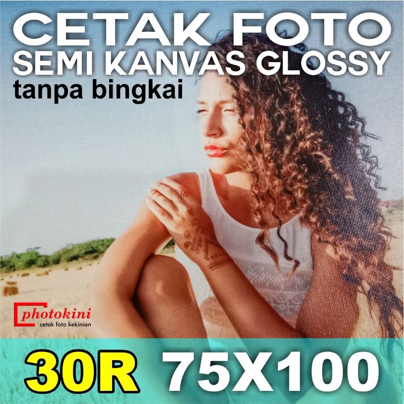 Jual Cetak Foto Photo Semi Kanvas Canvas Glossy 30R Tanpa Bingkai ...
