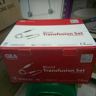 Jual Blood set Gea/Blood transfusion set Gea/set transfusi darah Gea ...