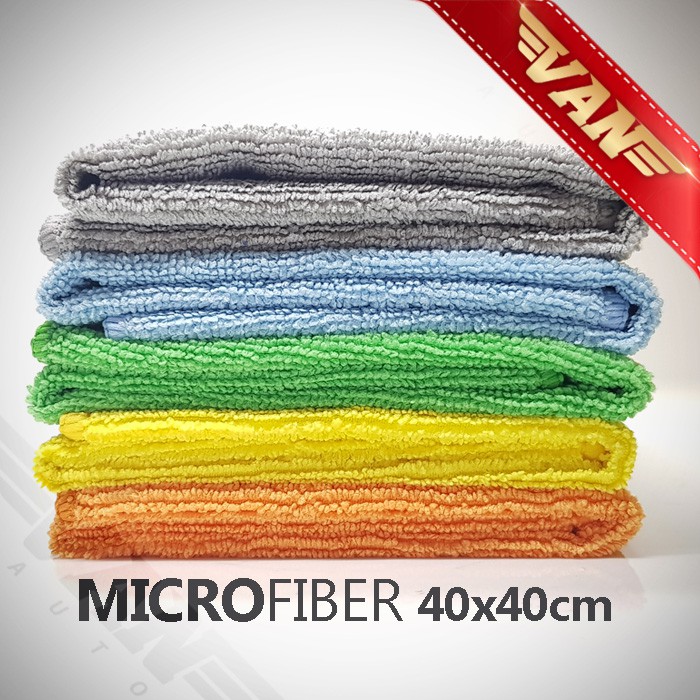 Jual Kain Lap Microfiber 40x40 cm Handuk Lap Mobil / Kain Detailing Mobil Indonesia|Shopee Indonesia